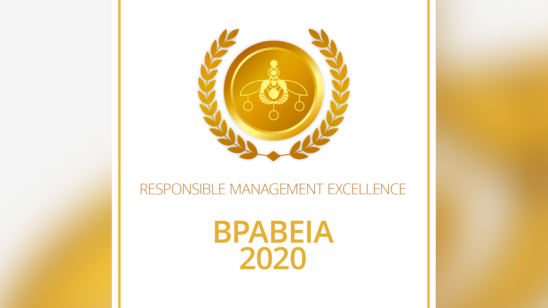 Απονομη βραβειων RME 2020 - EBEN GR - EUROPEAN BUSINESS ETHICS NETWORK